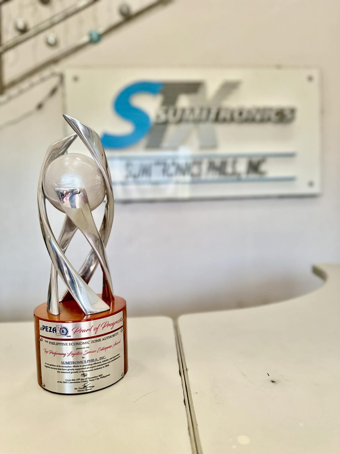 Sumitronics Phils., Inc. Recognized by the Philippine Economic Zone ...
